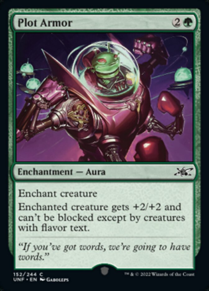 Plot Armor Mtg wtf